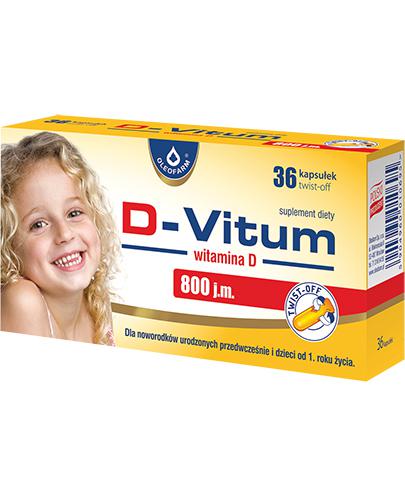 D-VITUM Vitamin D 800 IU, 30 viên nang xoắn - FemiBaby